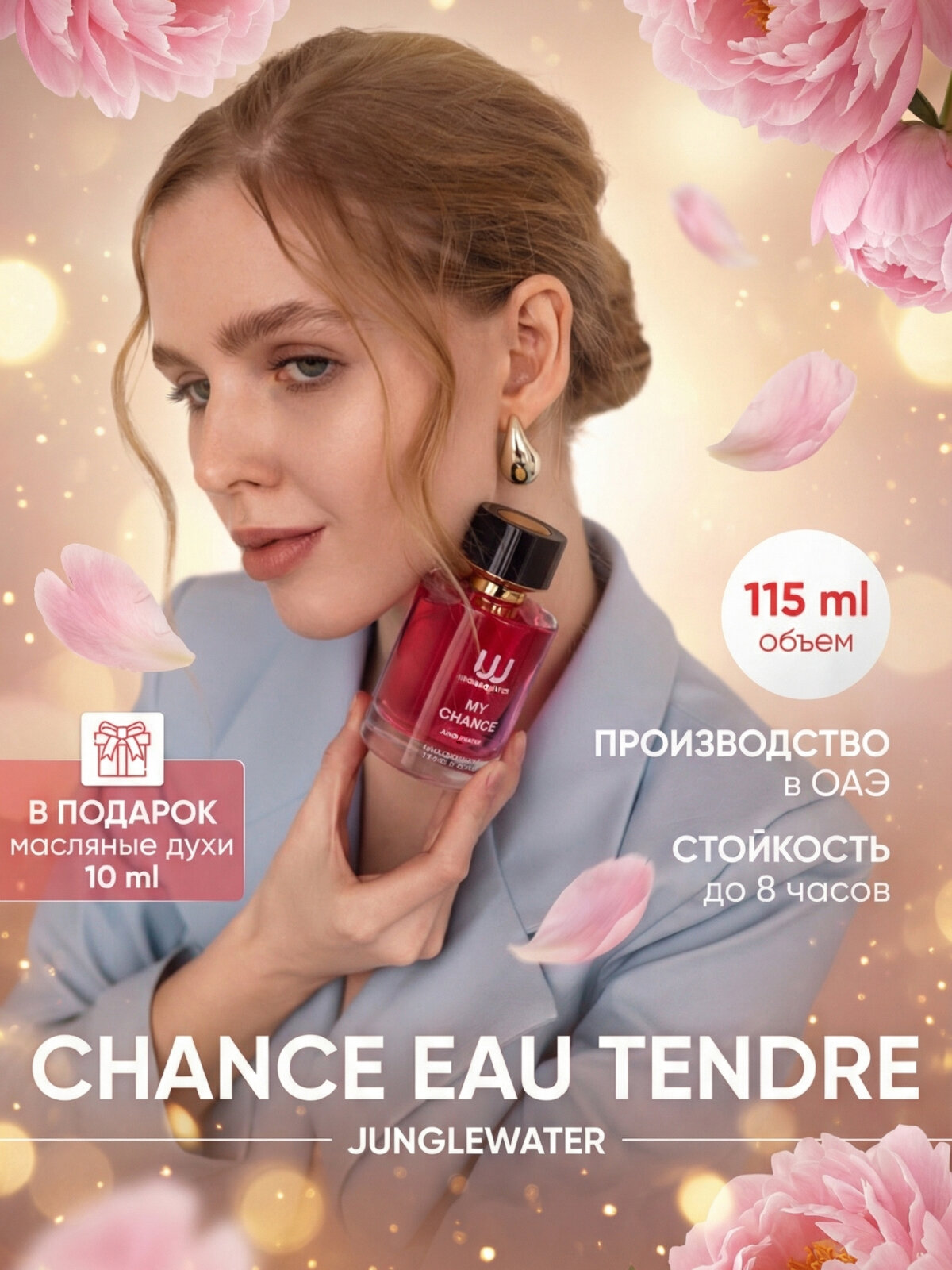 Духи женские стойкие Шанс Тендр 115 мл - Chance Eau Tendre арабские