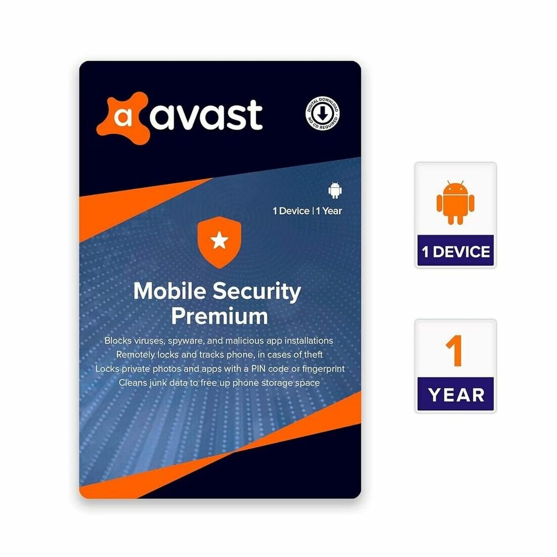 Avast Mobile Security Premium for Android 2025 Ключ (1 Year / 1 Device)
