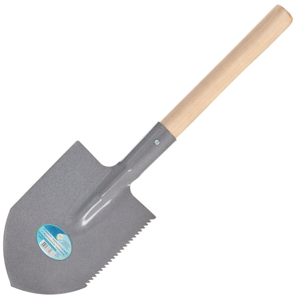 Инструм-Агро, Лопата туристическая, с черенком, штыковая, 20х16 см, 56 см