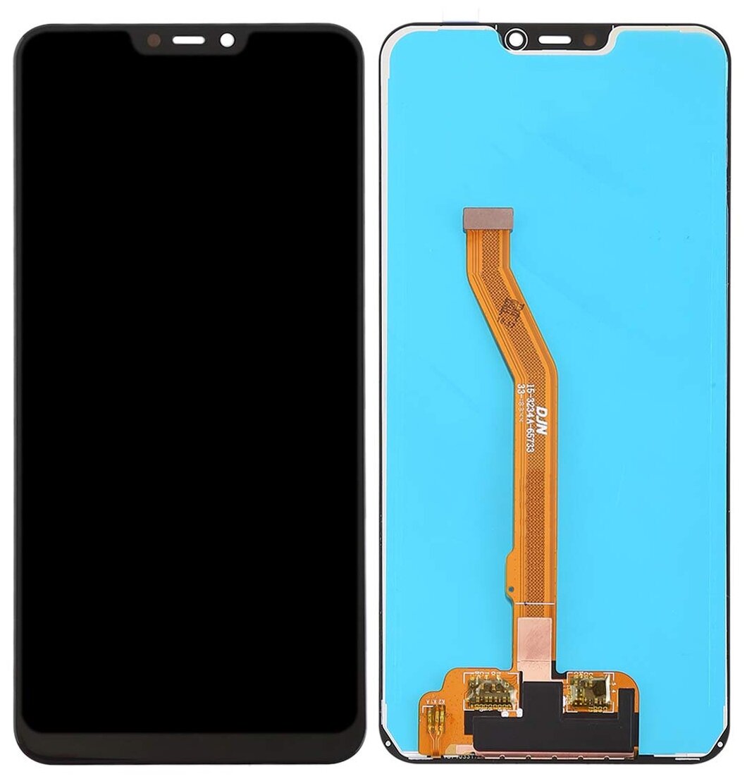 Дисплей (экран) в сборе с тачскрином для Vivo Y81 черный / 1520x720