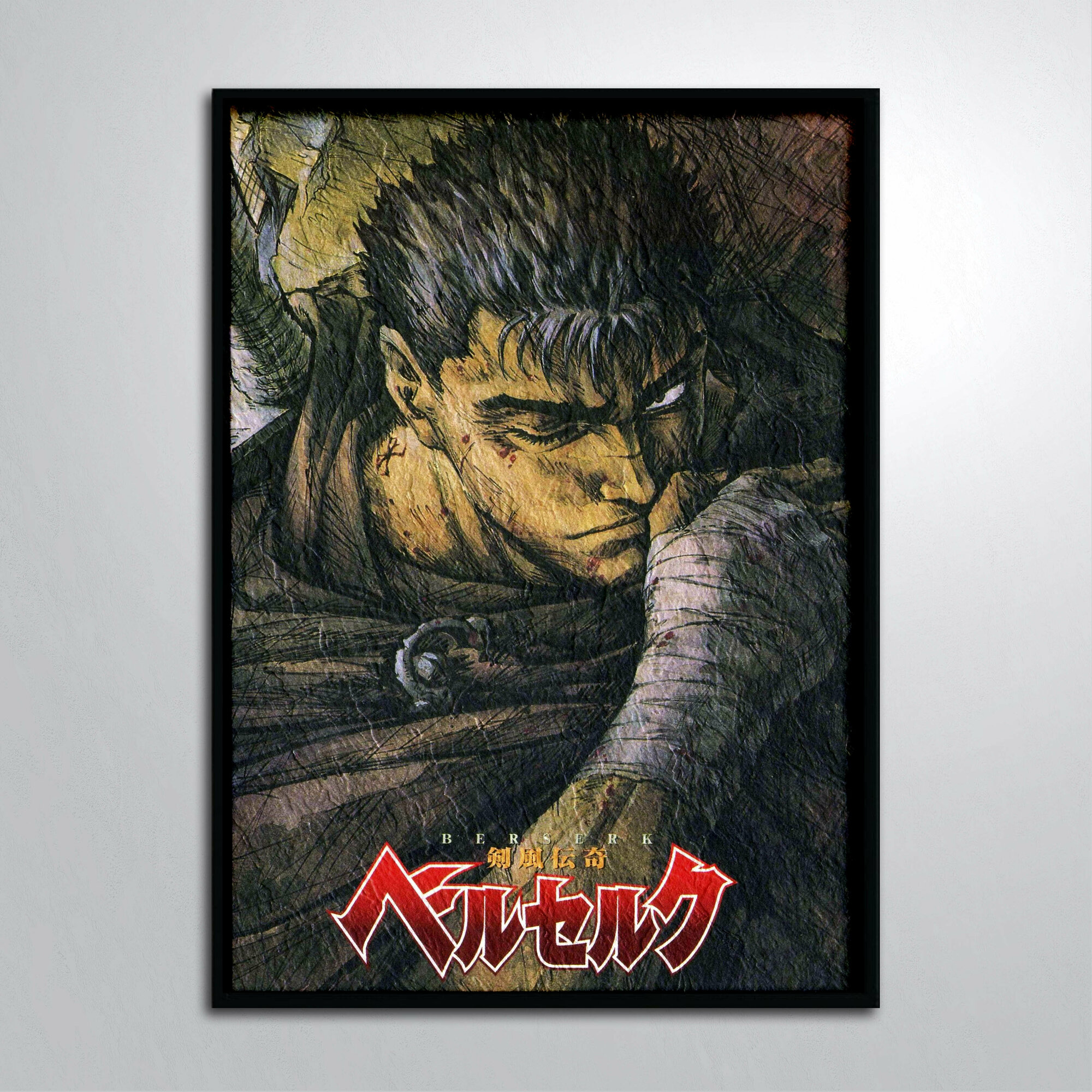 Постер без рамы/Аниме Берсерк Оригинал Berserk