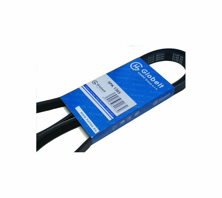 Ремень поликлиновой Globelt 5PK1365, для Opel Corsa C, 200 г