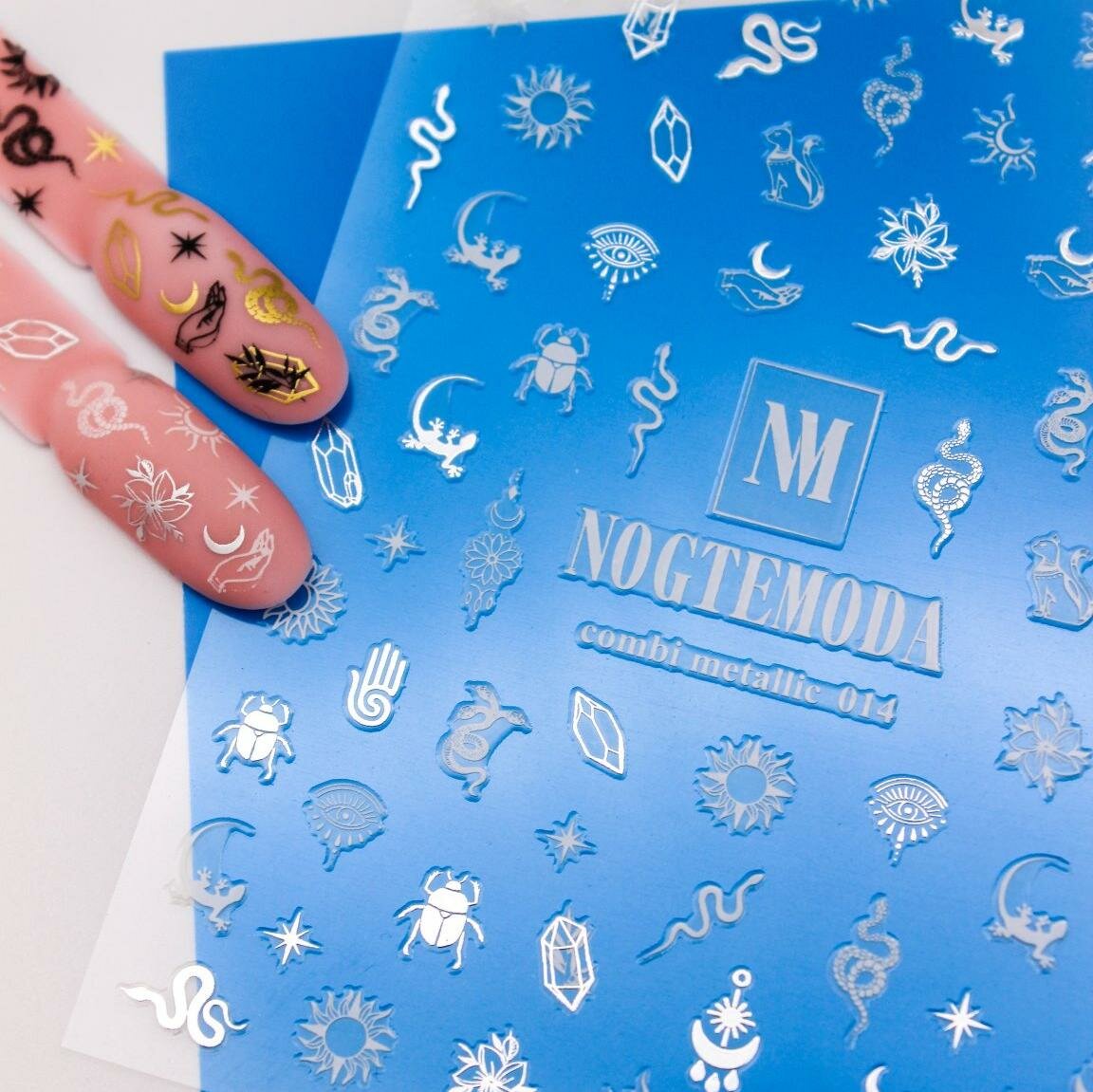 Наклейки Combi Metallic NogteModa №014