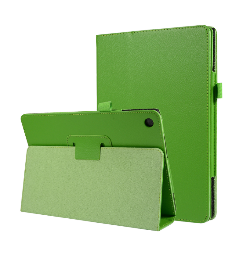 Фирменный чехол-обложка c подставкой для Huawei MediaPad M5 Lite 10 (BAH2-L09/W09/AL10) зеленый