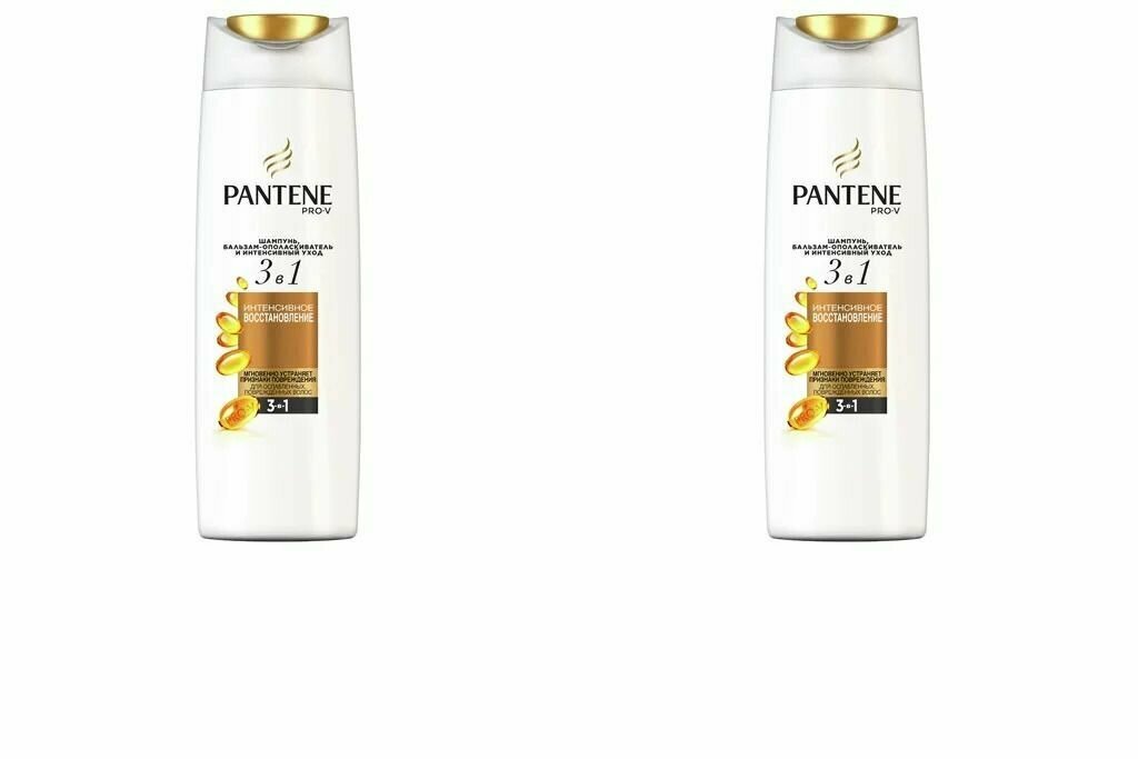 Pantene Pro-V Шампунь 3в1 Интенсивное восстановление, 360 мл,2 шт