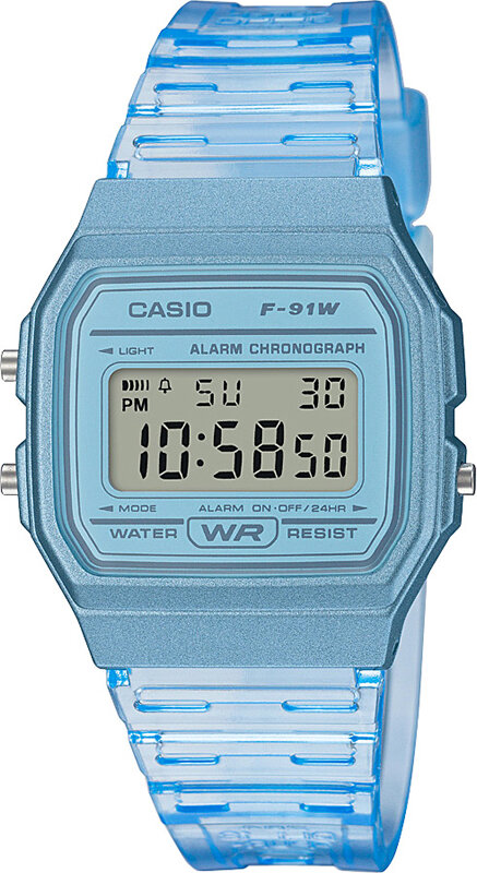 Наручные часы CASIO Vintage, голубой/серый