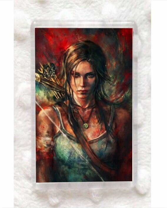 Магнит акриловый Расхитительница гробниц, Tomb Raider №11