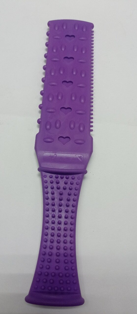 Массажер для тела Шлепалка массажная/массажер хлопушка/хлопалка 29см, фиолетовая