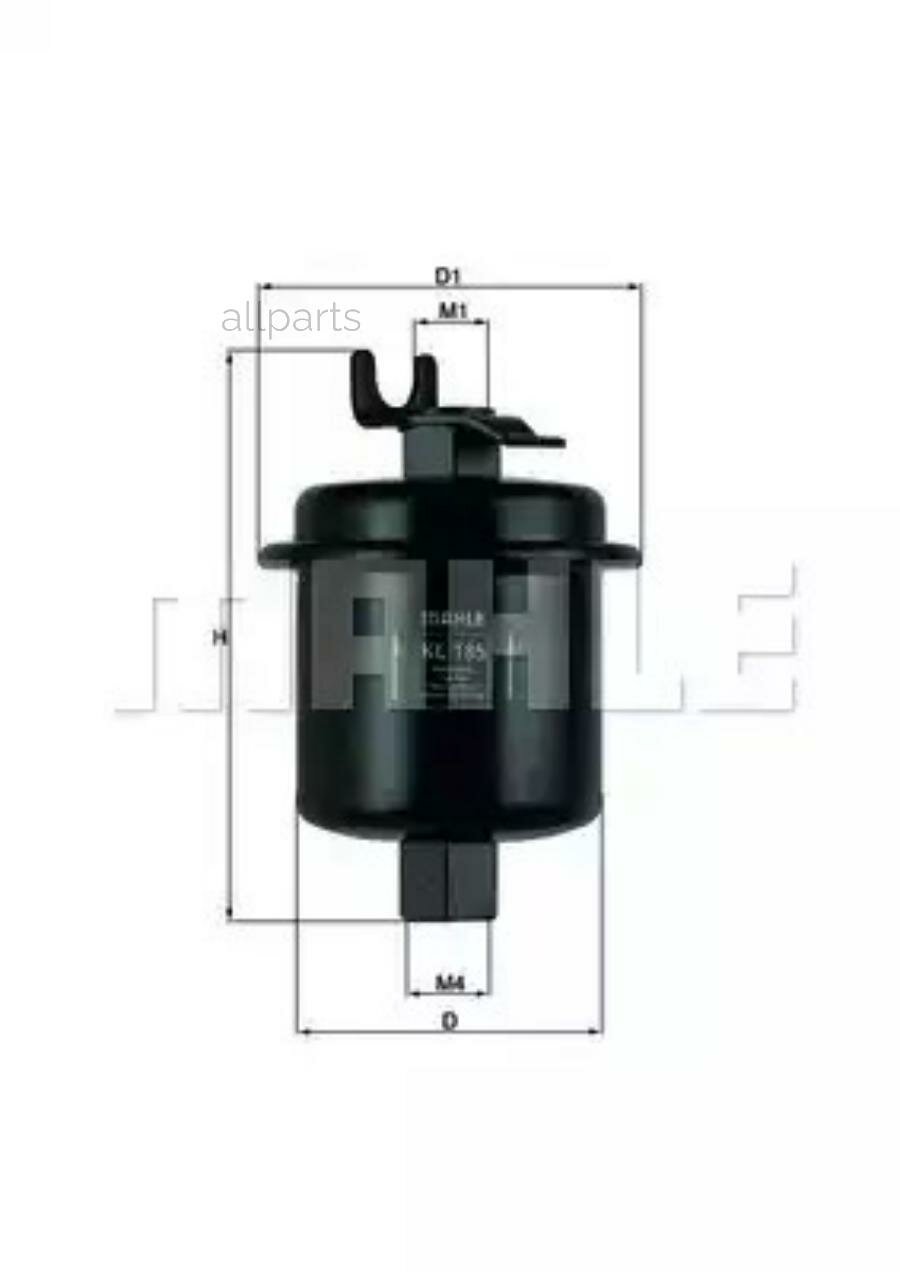 MAHLE KL185 Фильтр топливный