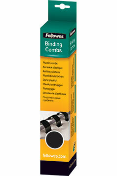 Пружина пластиковая Fellowes, 6 мм. Цвет: черный, 25 шт, шт
