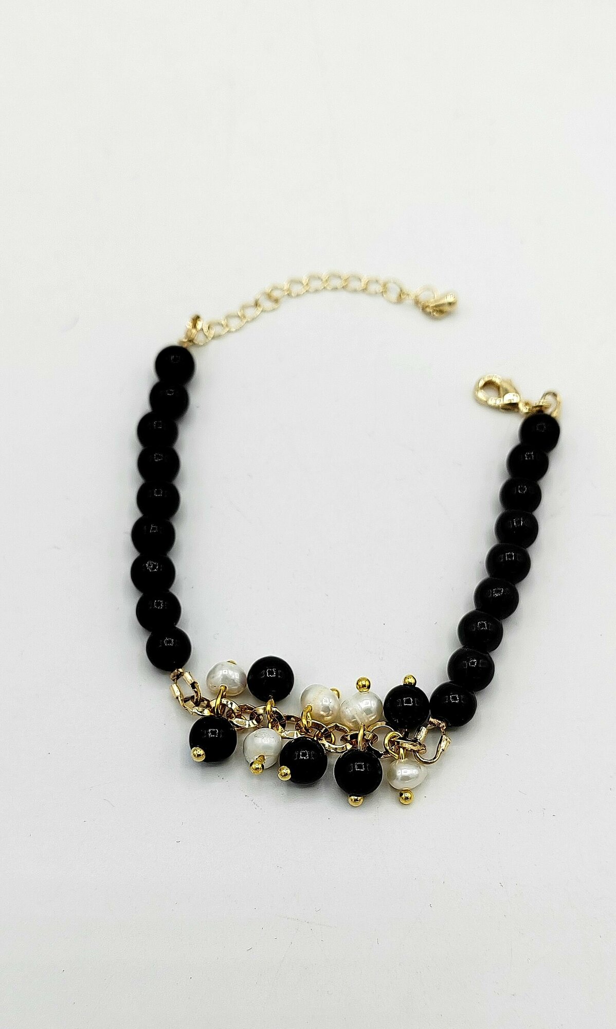 Браслет-цепочка, агат