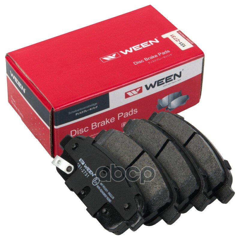 Тормозные колодки дисковые задние CHEVROLET Aveo III (T300) Cruze (J300 J305 J308) Orlando Trac Ween арт. 151-2731