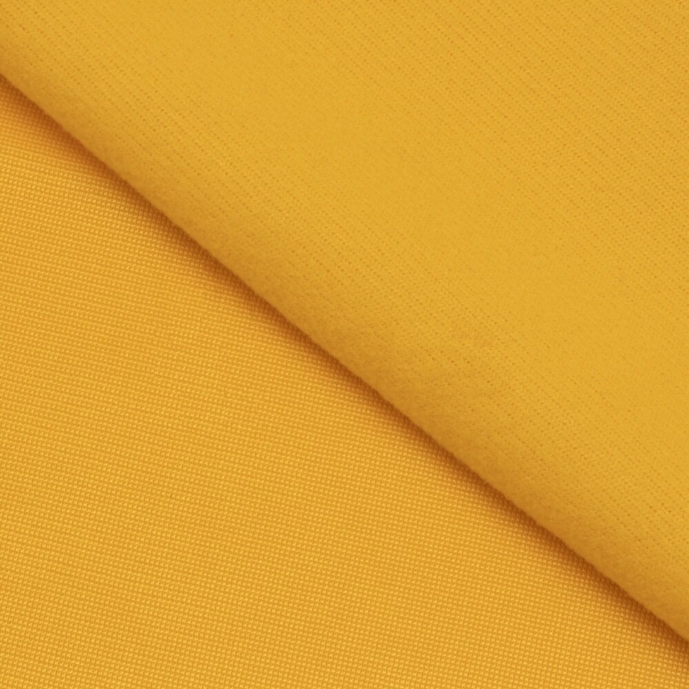 Ткань для спортивной одежды Полибрушет. Цвет желтый. Готовый отрез 3*1,5м.