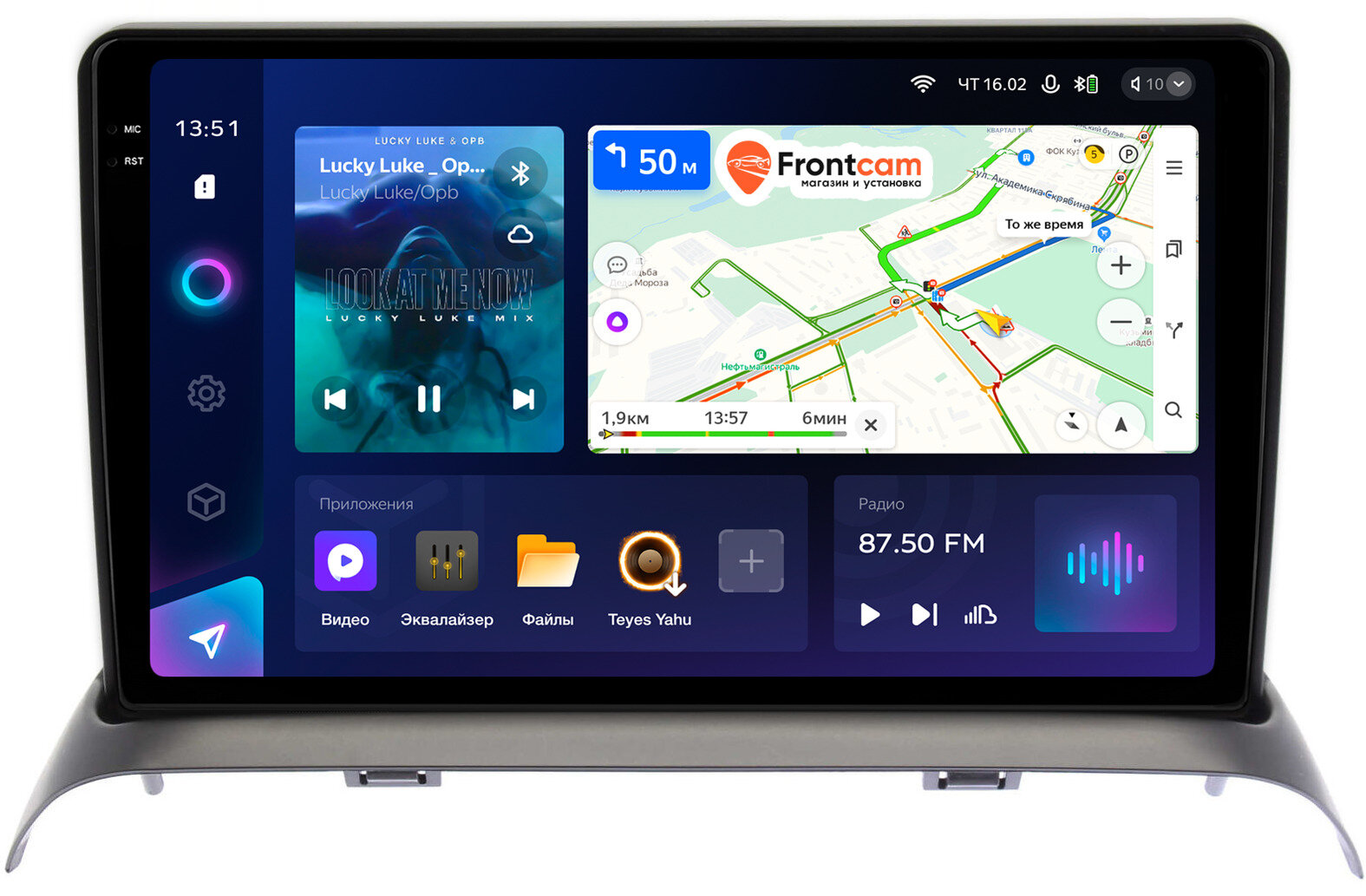 Штатная магнитола Teyes CC3 2K 360 6/128 9.5" RM-9436 Suzuki Solio 2005-2010 Android 10 (4G-SIM, DSP, QLed)