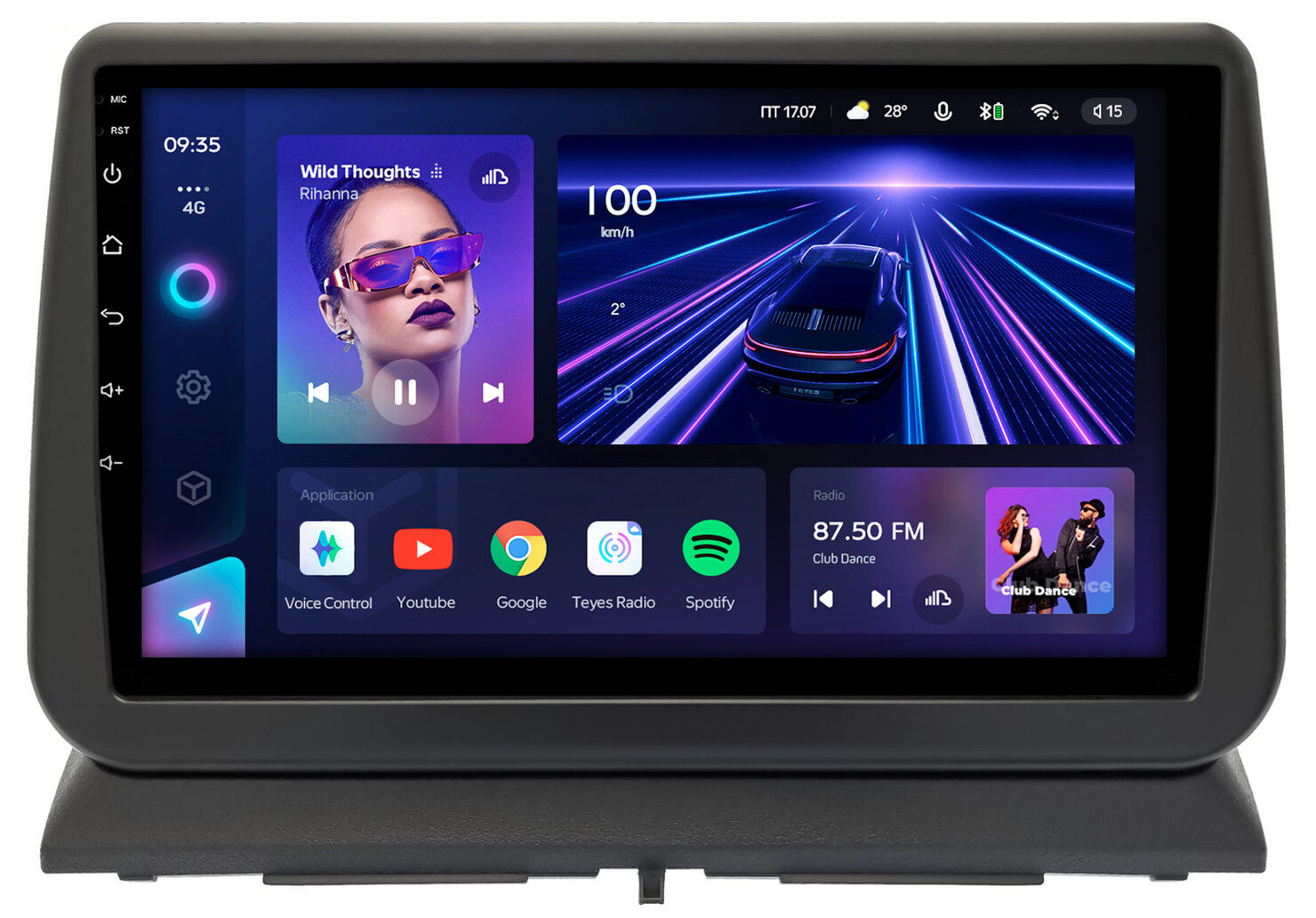 Штатная магнитола Teyes CC3 360 6/128 9" RM-9-012 Dodge Nitro 2006-2011 Android 10 (4G-SIM, DSP, QLed)