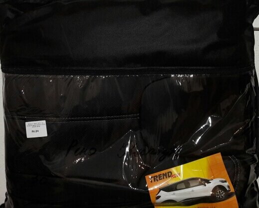 Чехлы Renault Kaptur 16- экокожа спинка 1/3 черные Ростов