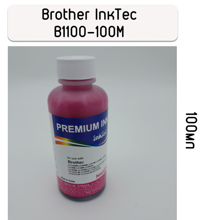 Чернила Brother InkTec B1100-100MM водорастворимые Magenta (100мл)