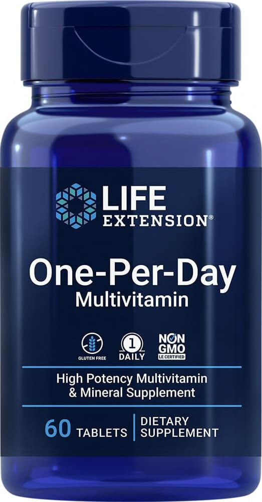 Life Extension One-Per-Day Multivitamin 60 таблеток