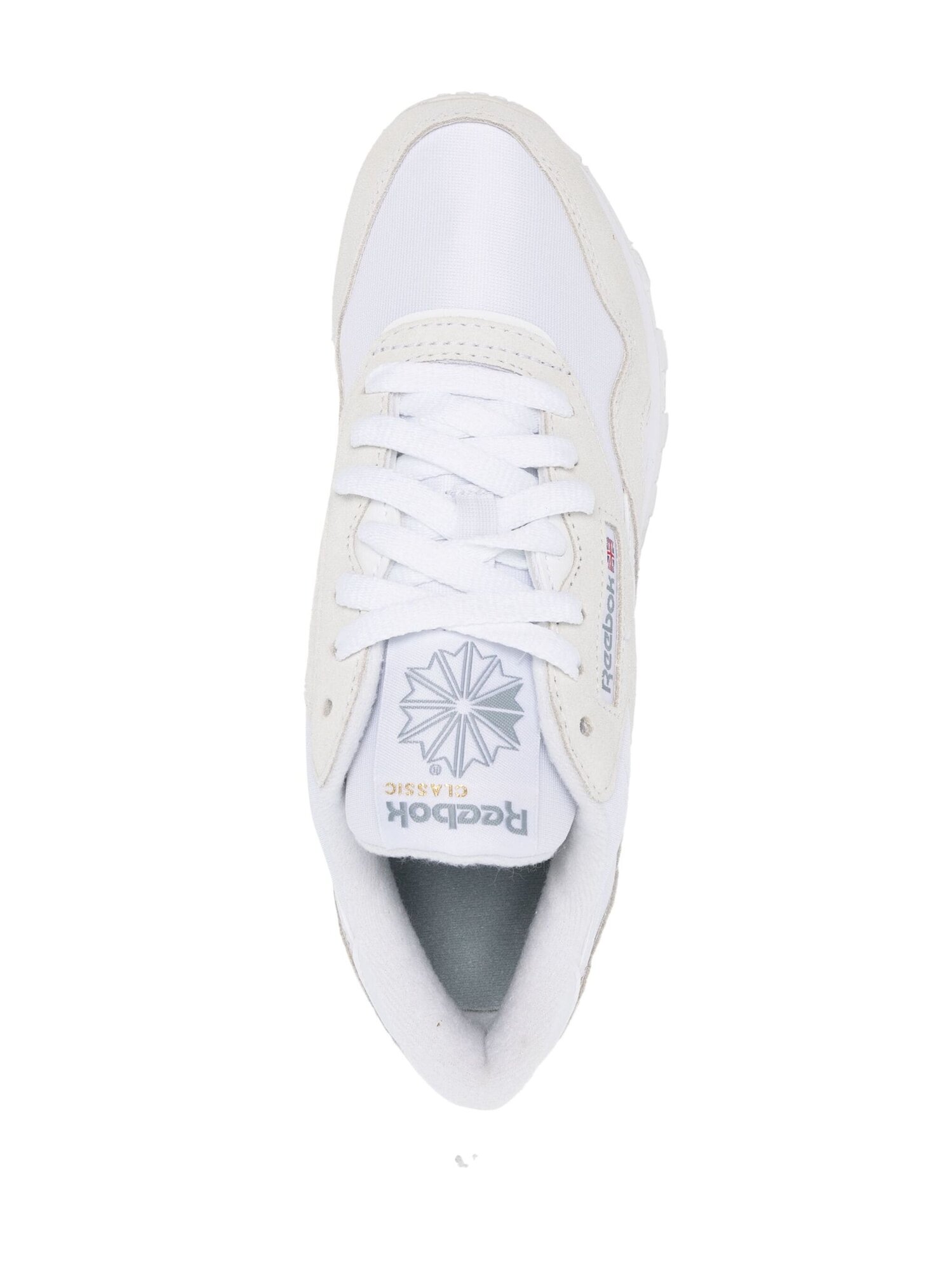 Кроссовки Reebok Classic, размер 7 US, бежевый/белый — фото 1