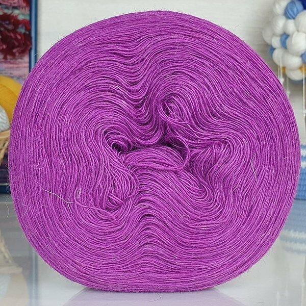 Пряжа Рассказовская акрил 14-2 яр. фуксия (2 мотка)