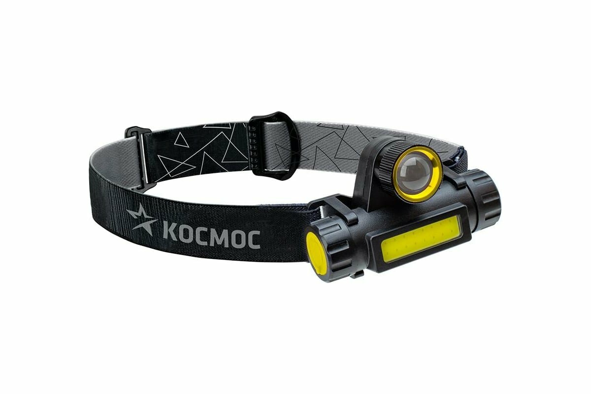 Фонарь космос, с зумом 3Вт ХРЕ, СОВ, литий 1200mAh KocH103WLith — фото 1