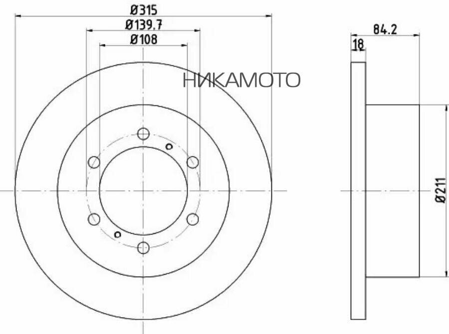 TEXTAR 92093100 Тормозной диск