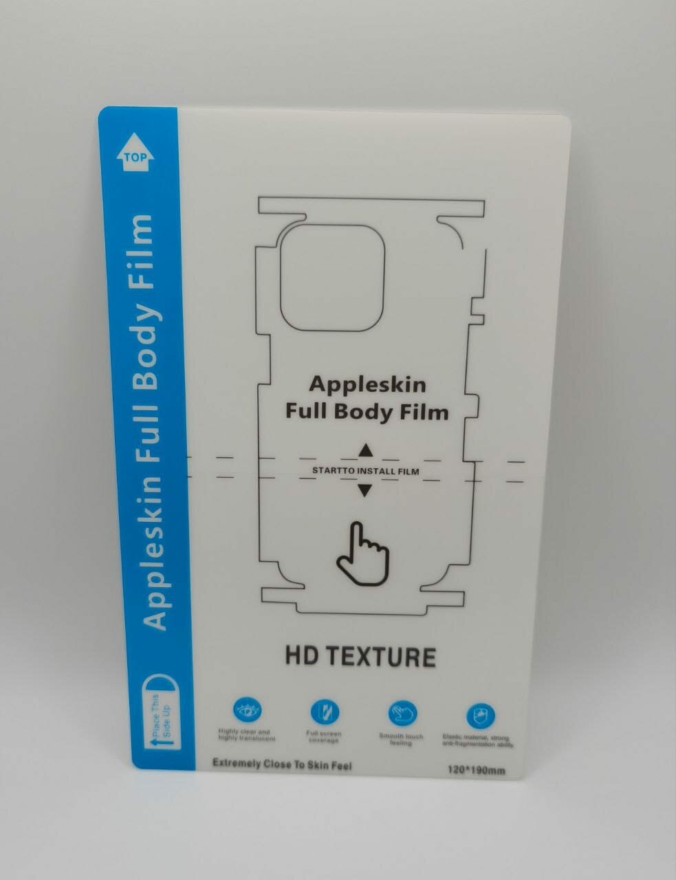 Защитная пленка для задней крышки телефона, TPU, полиуретановая, прозрачная, 140 мкм, пачка-50шт