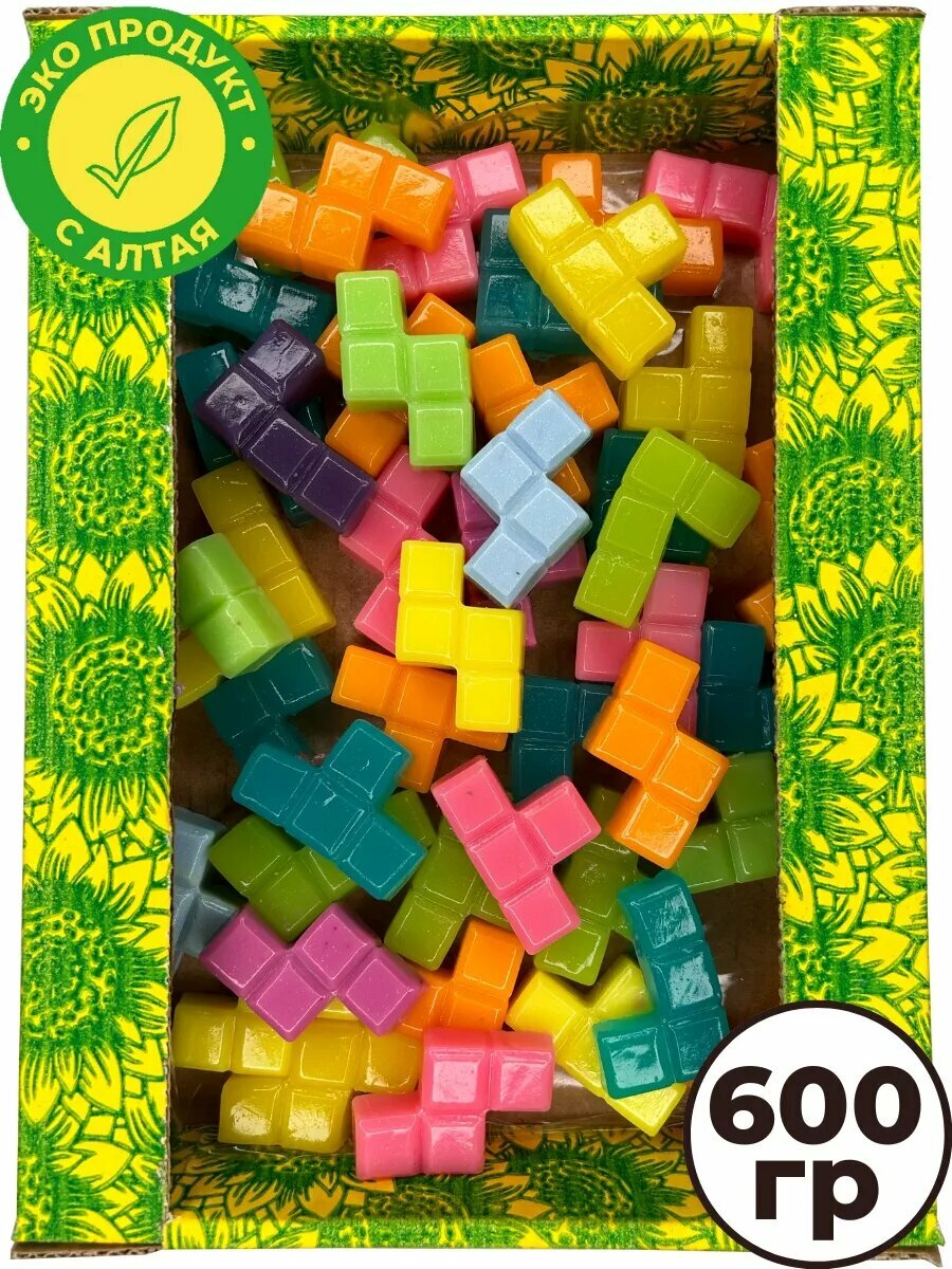 Мармелад в интересной форме Тетрис Трофимов, в коробке 600 гр