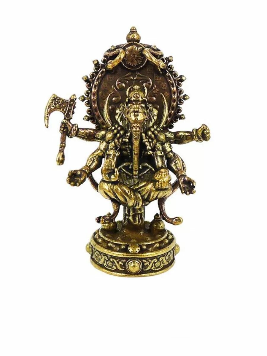 Статуэтка из бронзы Ганеша 63 мм, фигурка