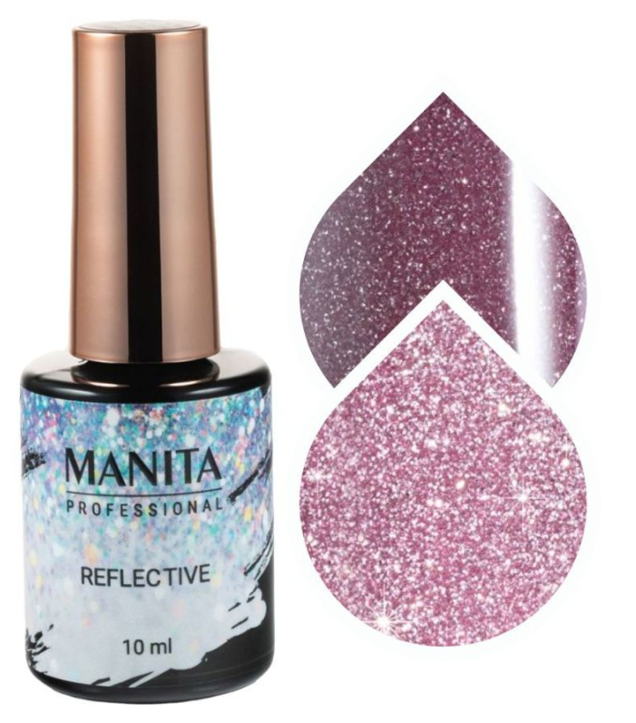 Гель-лак для ногтей светоотражающий Manita Professional Reflective №16, 10 мл