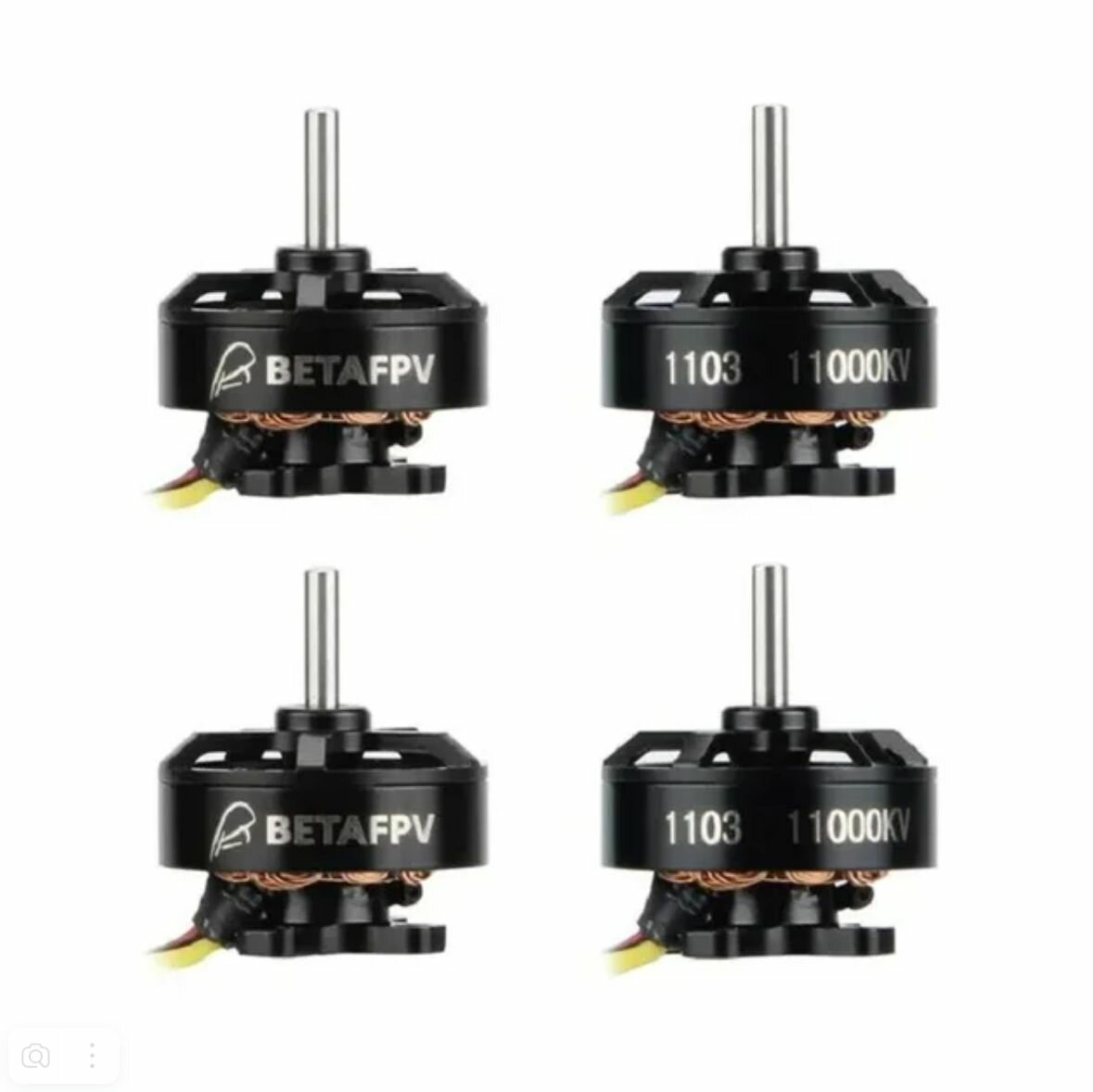 CETUS X моторы (4 шт) двигатели пропеллеры 1103 11000 kv BETAFPV дрон