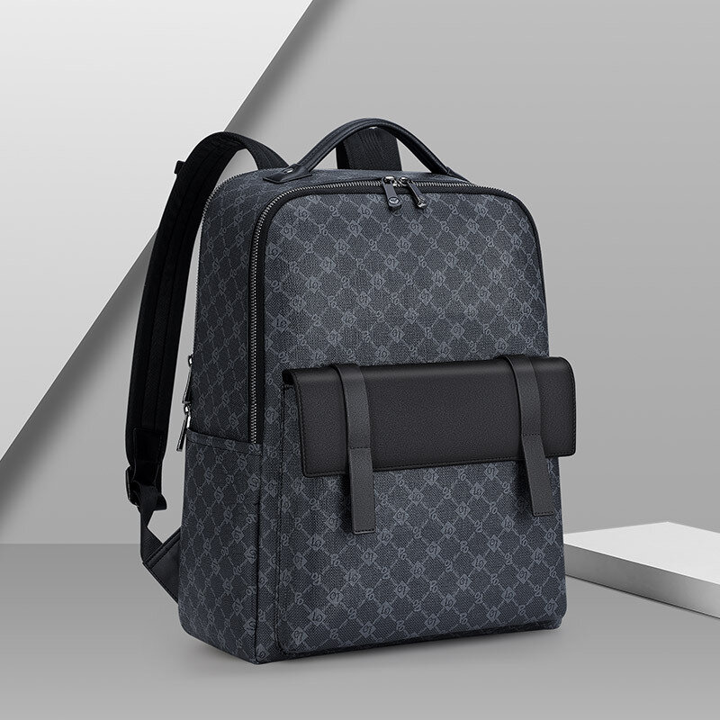 Рюкзак Paul, с принтом, мужской, черный