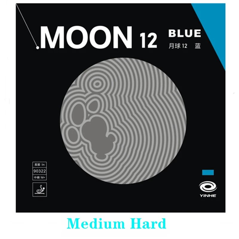 YINHE Moon 12 Blue, Medium Hard, ракетка для настольного тенниса