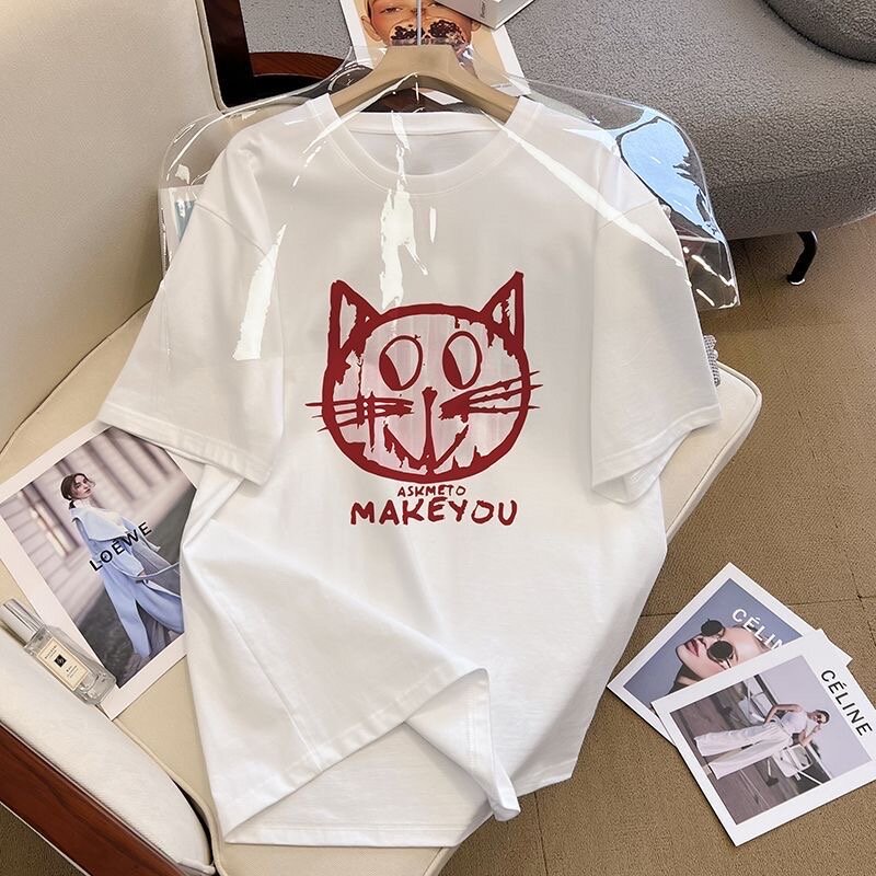 Футболка оверсайз из плотного хлопка, р.L