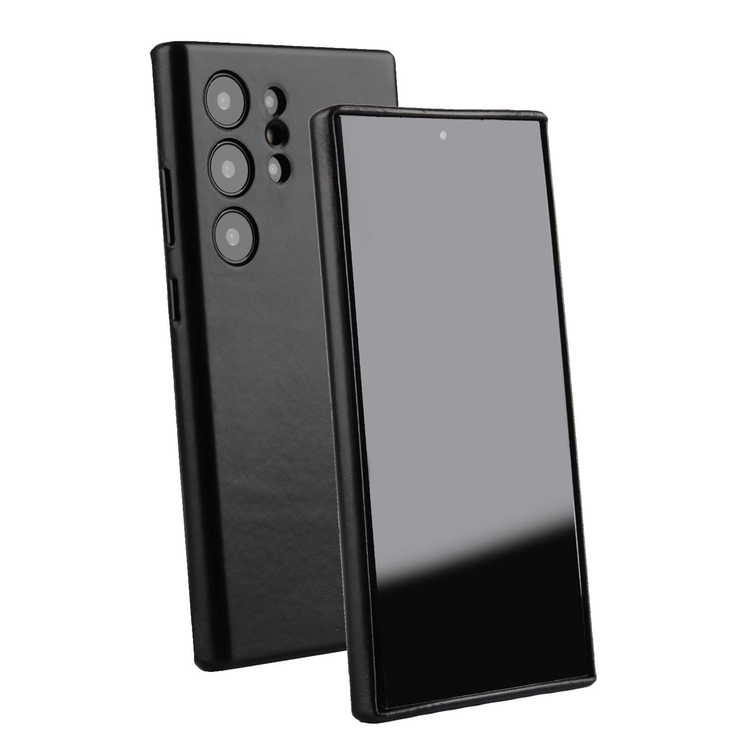 Кожаный чехол накладка Melkco Origin Regal SС для Samsung Galaxy S24 Ultra, черный WAX