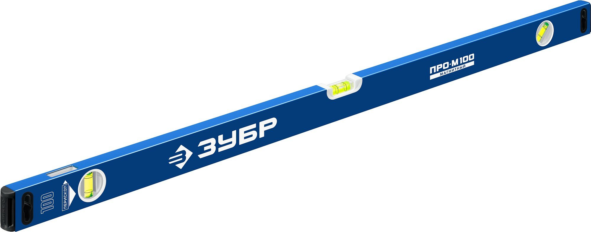 Усиленный уровень ЗУБР про-М, 1000 мм, магнитный, профессиональный