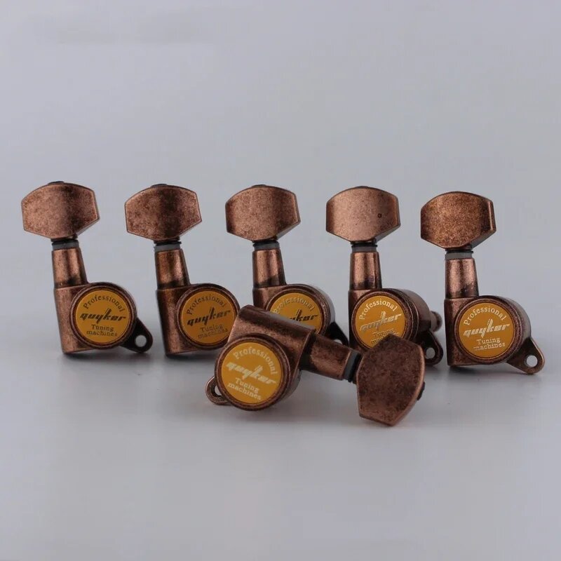 GUYKER Тюнеры для гитары 1:18 античная бронза 6R