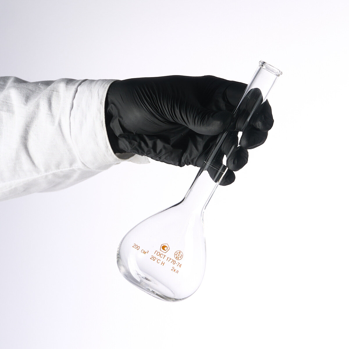 Колба мерная 200 мл, с одной меткой, Лаборио 1-200-2