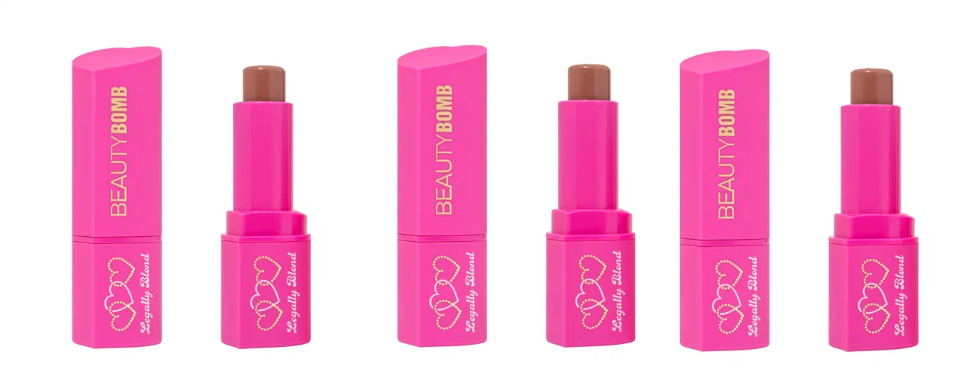 Помада кремовая в стике Beauty Bomb Romcore Legally Blond т.01 3,2 г 3 шт