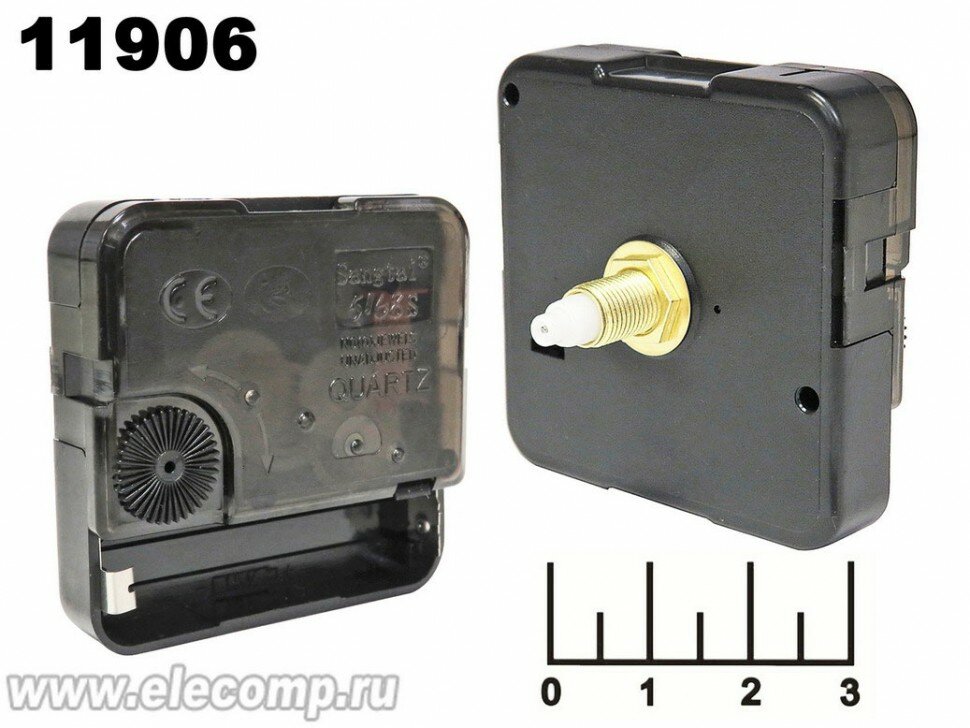 Механизм часовой 5168S-18мм (плавный)