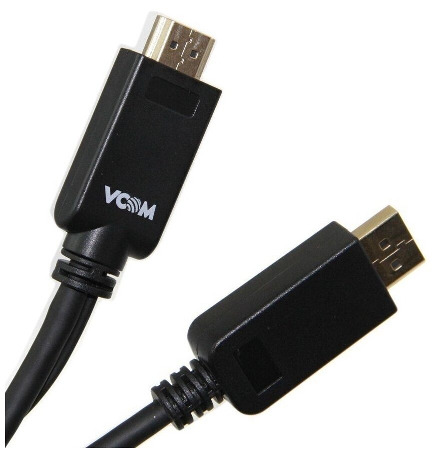 Кабель-переходник/ Кабель-переходник HDMI(M) +USB---> DP(M) 4K*60Hz 1.8M, VCOM