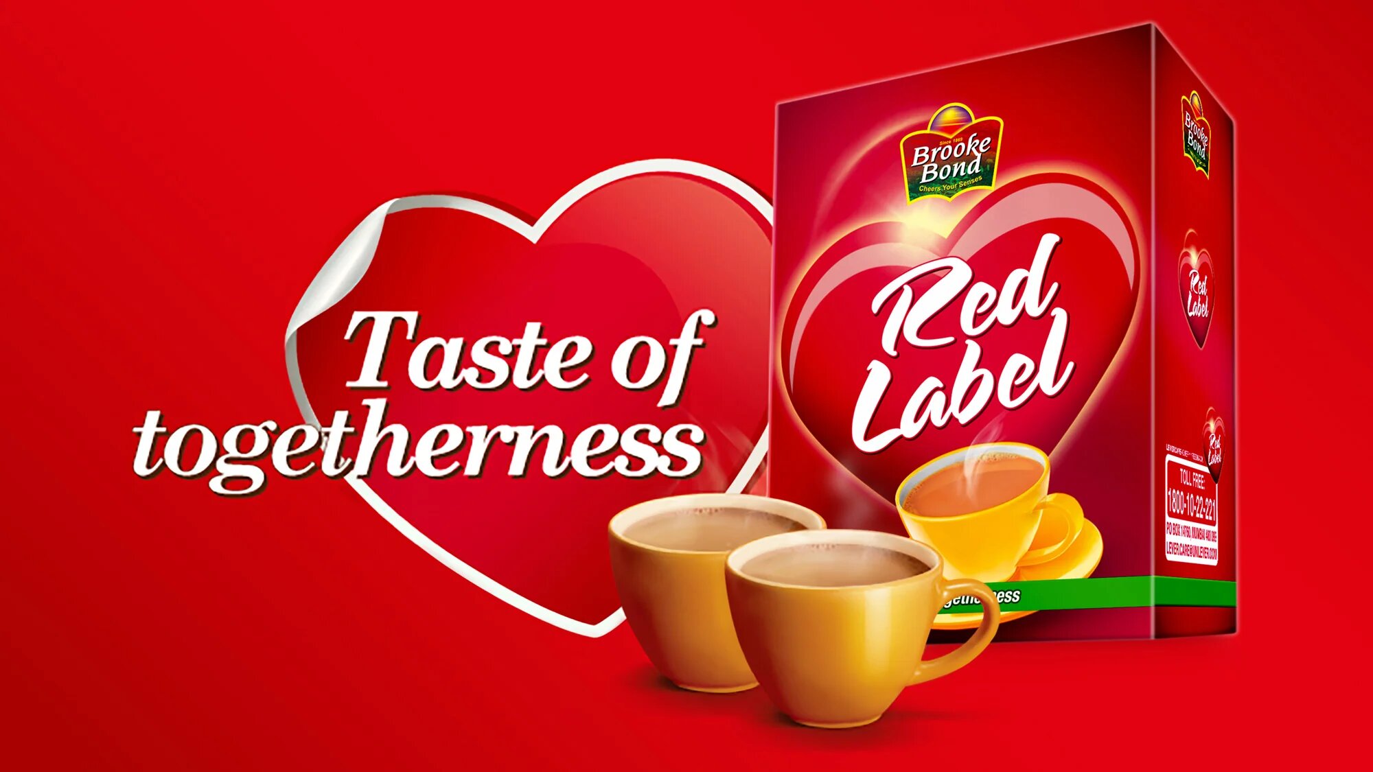 Чай Ред Лэйбл Брук Бонд черный гранулированный (Red Label Black Tea Brooke Bond) Индия 250 гр.