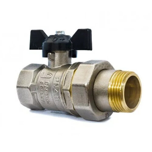 Кран шаровой LD Pride 47.306.20 3/4" с американкой