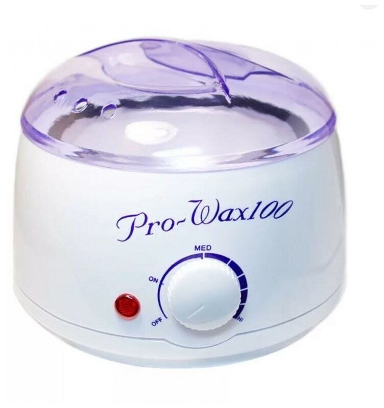 Воскоплав для депиляции для баночного воска, белый, мощность 220 Вт