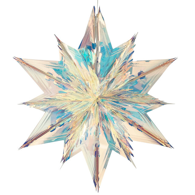 Подвесная звезда из фольги Atessa - Rainbow 60 см , Edelman, 1162313