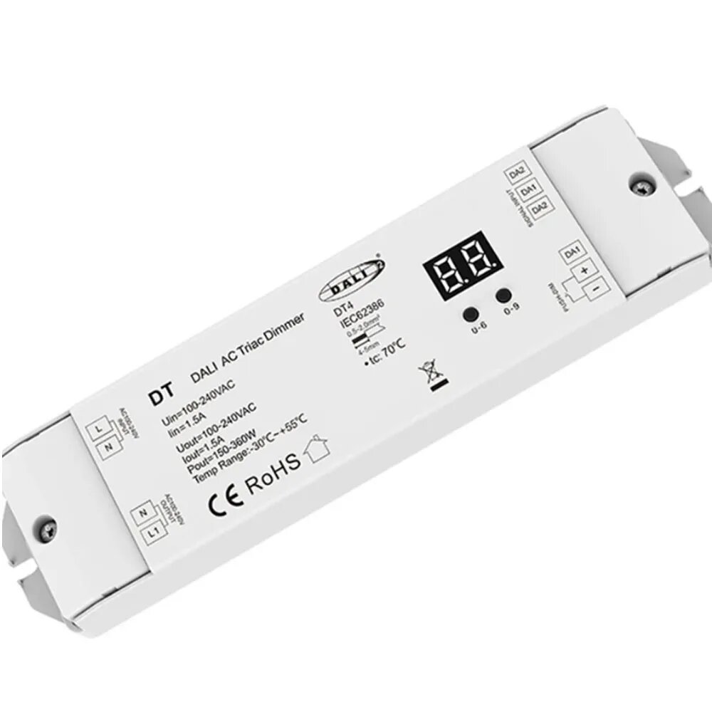 Диммер DALI AC Triac DT4 150-360 Вт, Цвет: DT Only