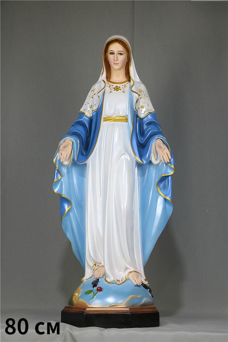 Статуэтки Девы Марии Статуэтки Католические, Фигурка декоративная, антик, Подарочный набор - 80 см. -LJ