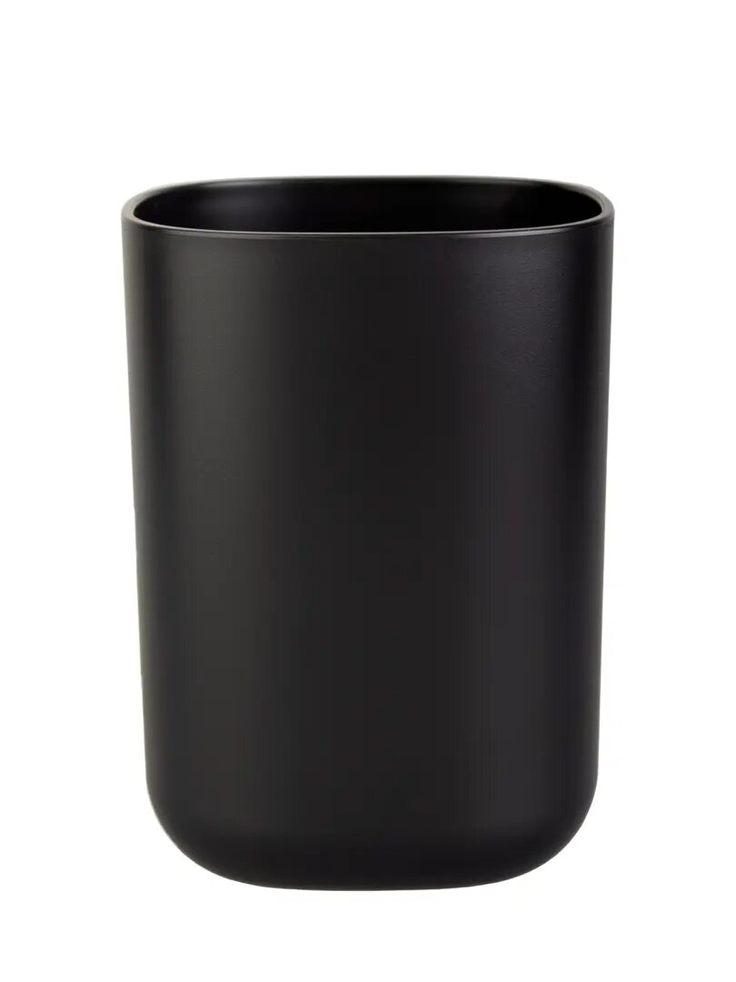 Стакан для зубных щёток Zenfort Mystery пластик цвет черный