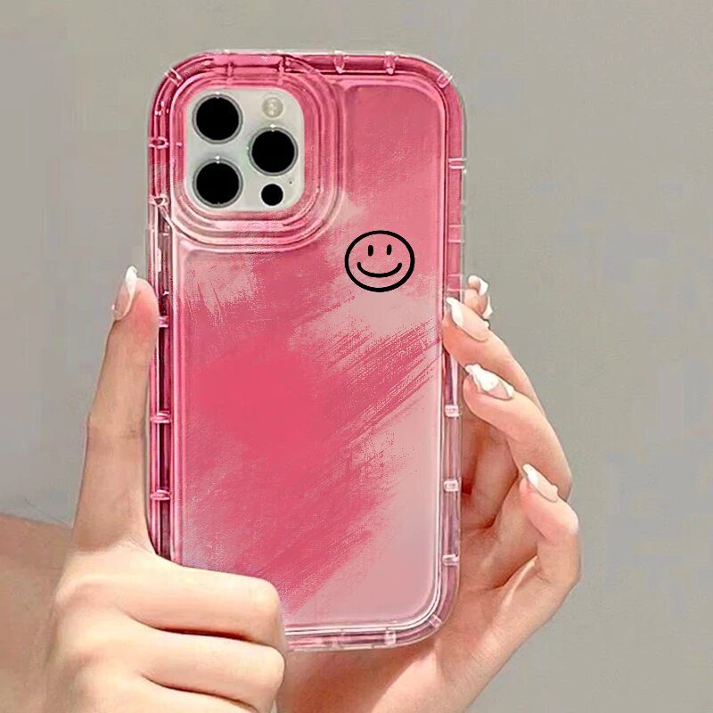 Розовый чехол для iPhone 16 Pro JJ42