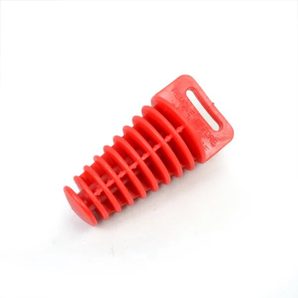 Глушитель выхлопной трубы для мотоцикла, пробка для мойки глушителя, защита для грязи, для квадроциклов, велосипедов Kawasaki, Yamaha, KTM, BMW, Honda Красный, Red